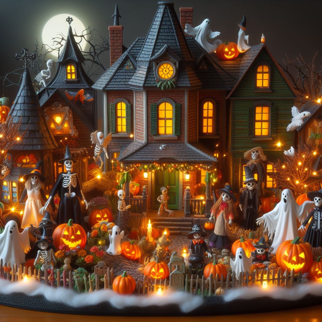Snow Village Halloween – Grampy's Villages
