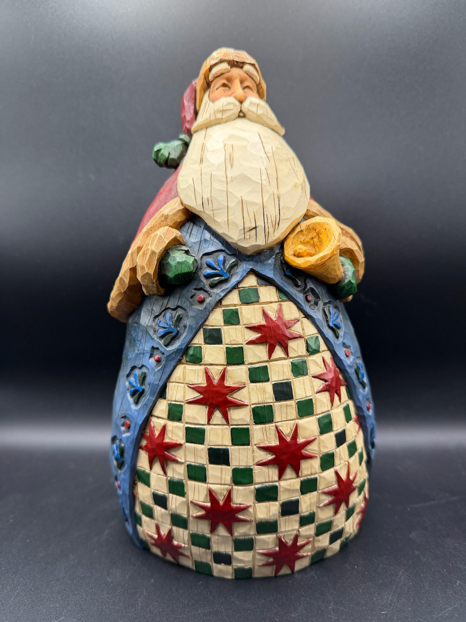 Jim Shore Santa Claus Santa/bell | Handcrafted Figurine – Grampy's Villages