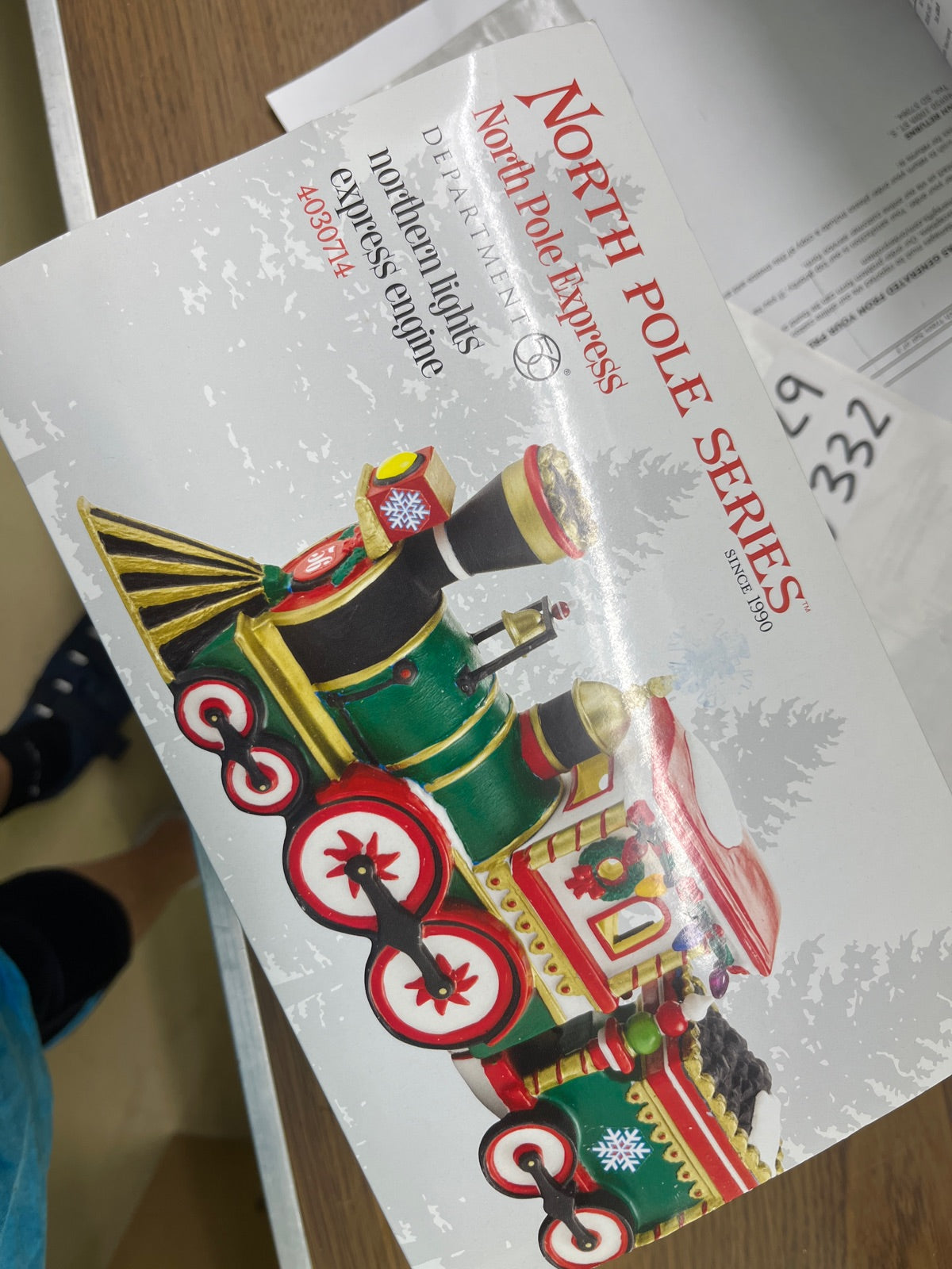 Dept 56 North Pole Northern Lights Express Engine | Christmas ...