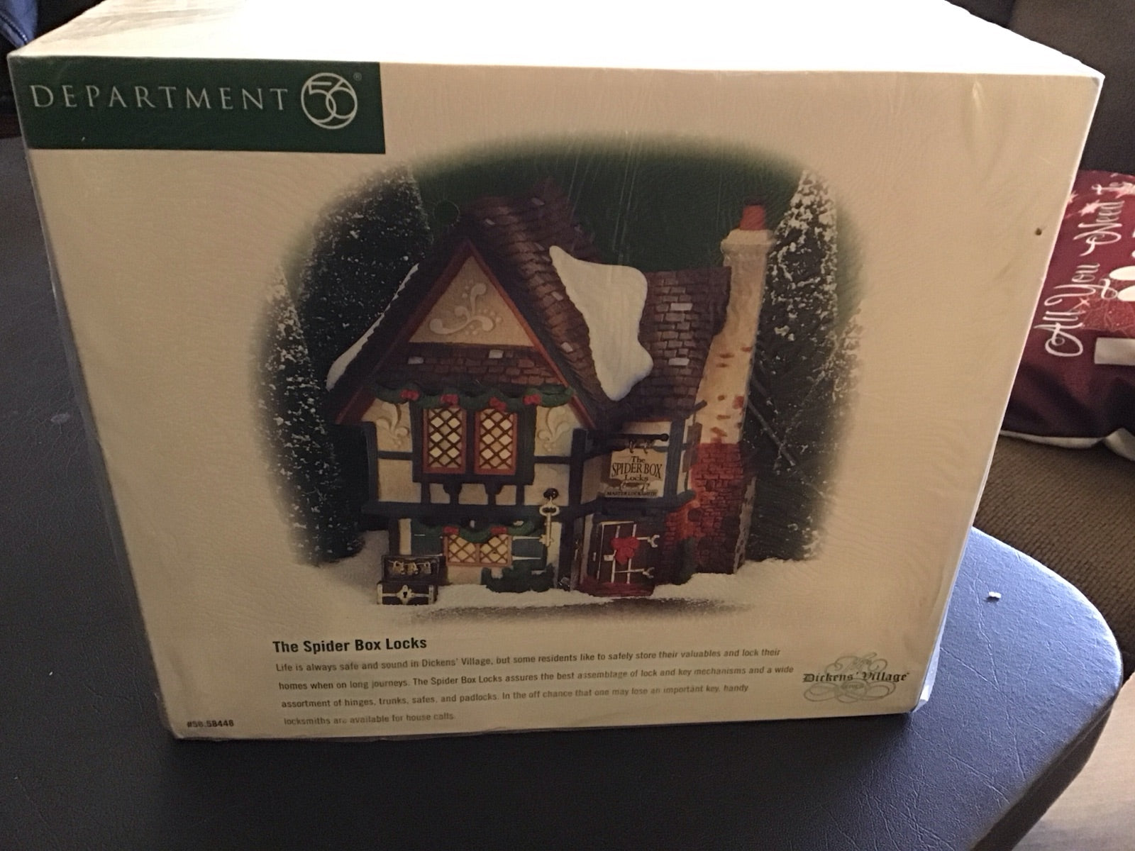 Dept 56 Dickens Village The Spider Box Locks | Victorian Christmas ...