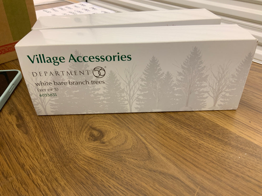white Bare Branch Trees – Grampy's Villages